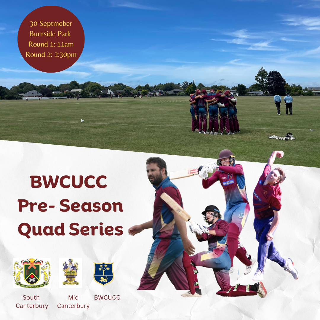 Open Day and Pre – Season Quad Tournament at Burnside Park – Burnside West Christchurch ...
